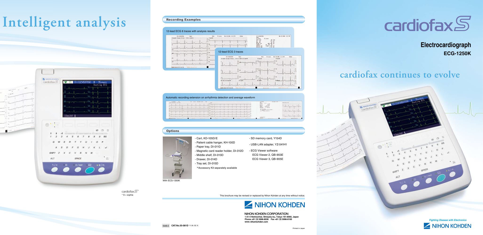 Nihon Kohden ECG-1350 Cardiofax M