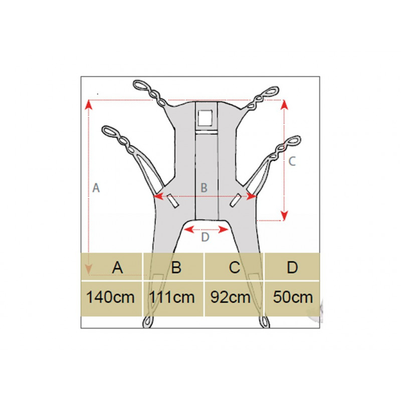 Full Body Patient lifting sling