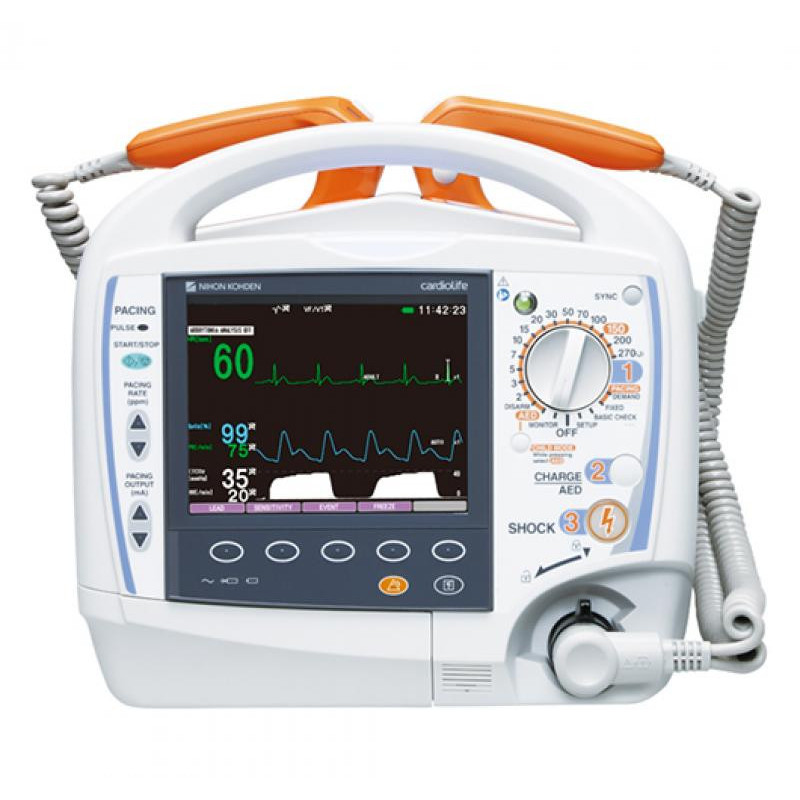 Nihon Kohden Cardiolife TEC 5621 biphasic defibrillator