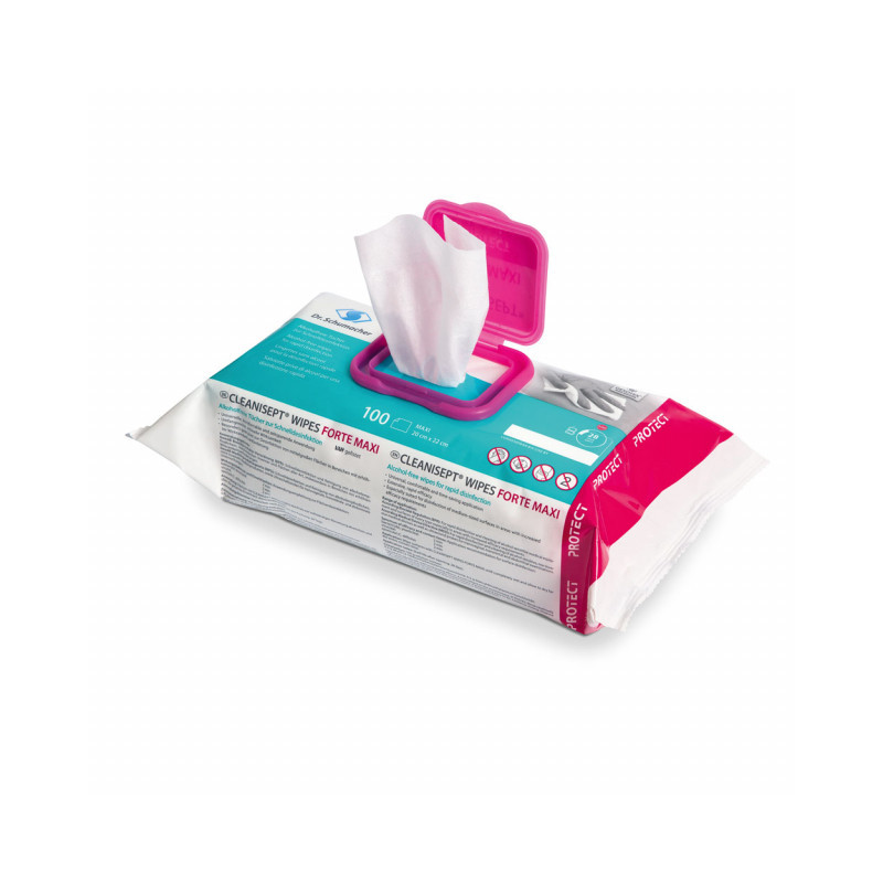 Cleanisept Wipes Forte Maxi disinfecting wipes (100 pcs)