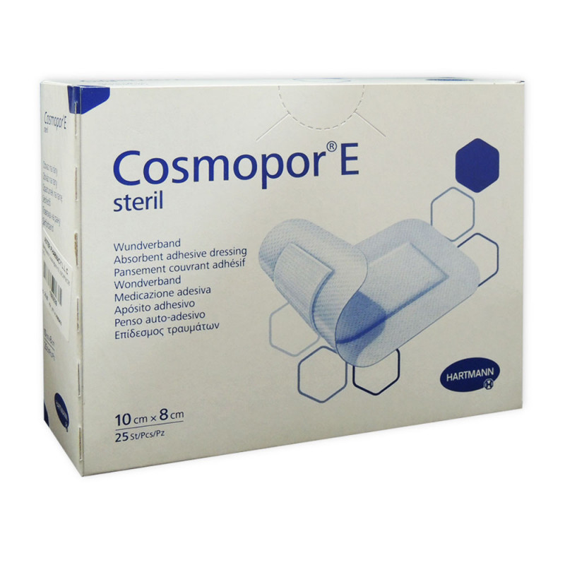 Hartmann Cosmopor E adhesive gauzes 10x8cm (25 pcs)