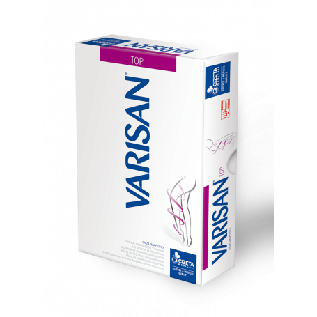 Varisan Top Ccl 2 thigh high compression stockings without silicone