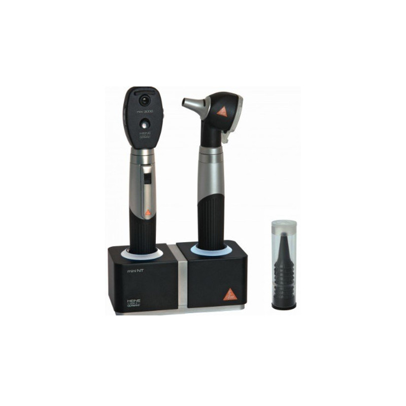 HEINE mini 3000 F.O otoscope - ophthalmoscope set with mini NT charger